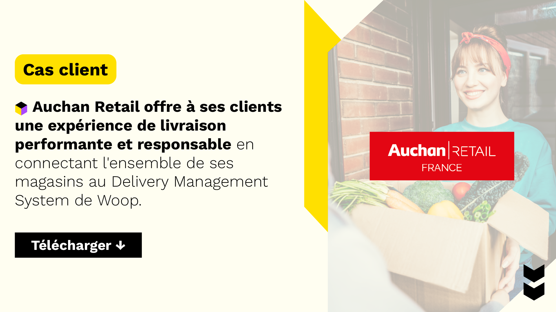 Cas client : Auchan connecte l’ensemble de ses magasins à Woop